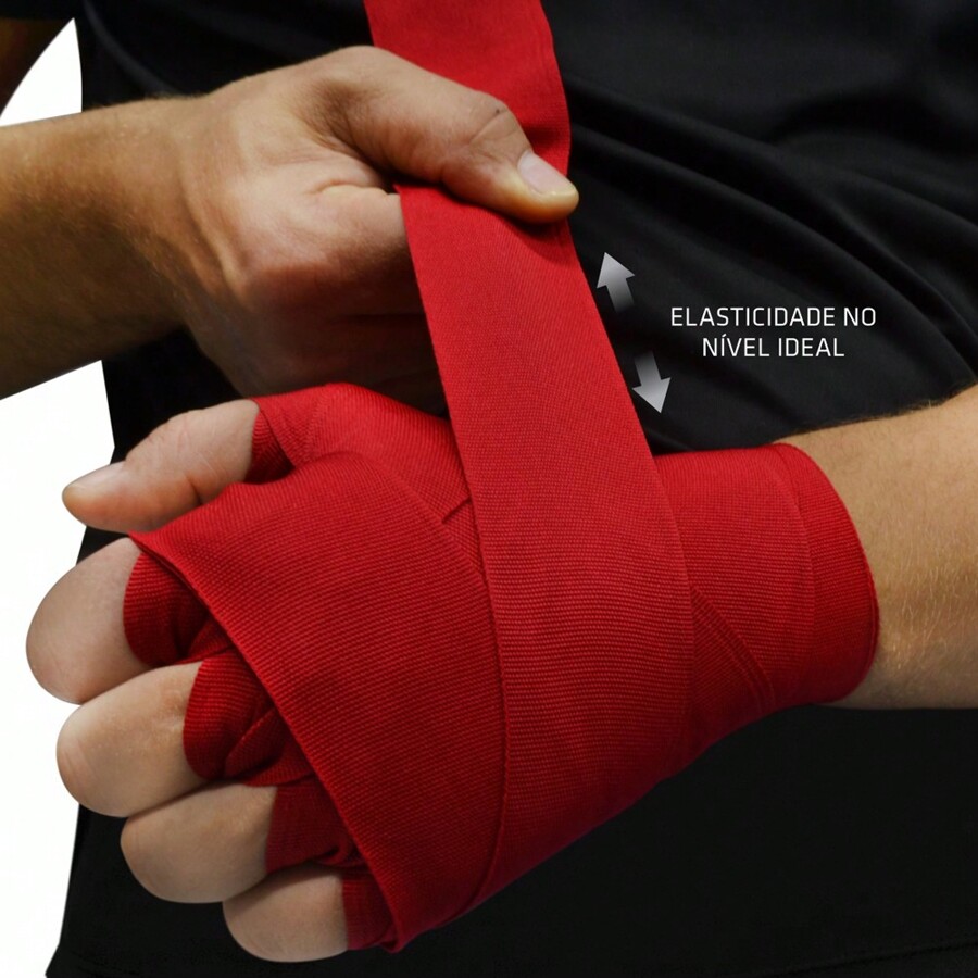 Kit 3 Muvin Elastic Bandage 3 Meters - Thumb Strap Hands And Wrists ...