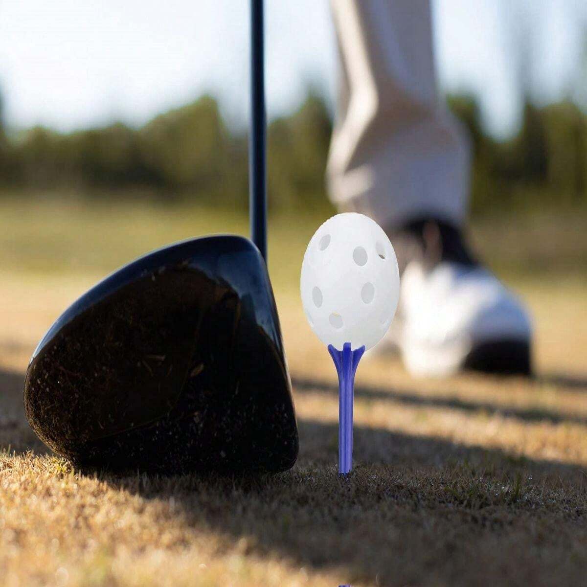 5 paquetes de tees de golf de plástico duradero profesional en colores ...