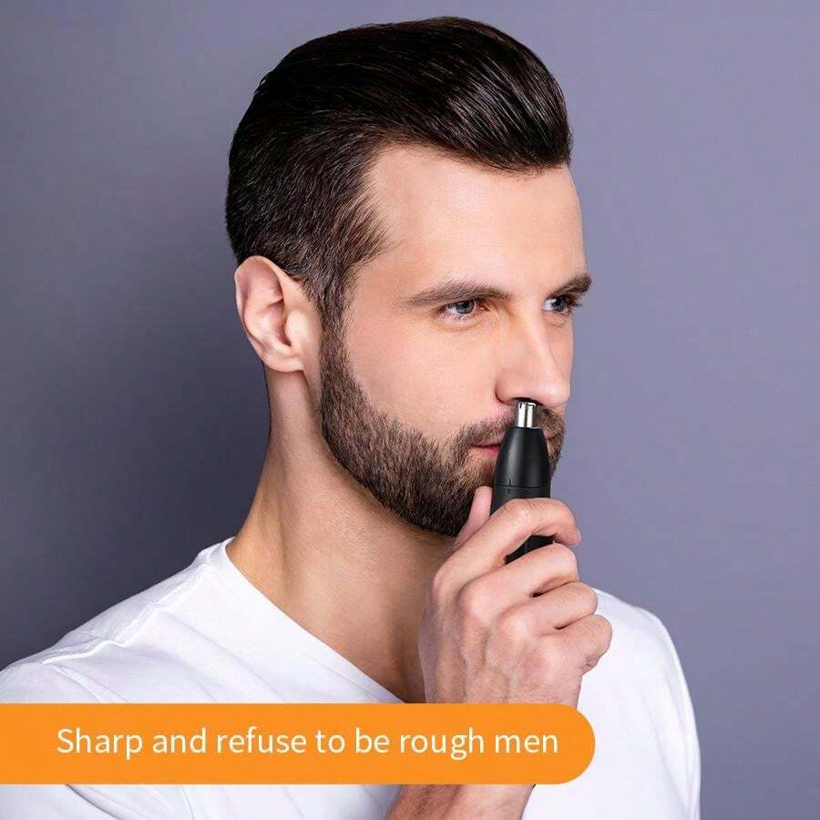 Elektrische oor- en neushaartrimmer, unisex, oplaadbaar ...
