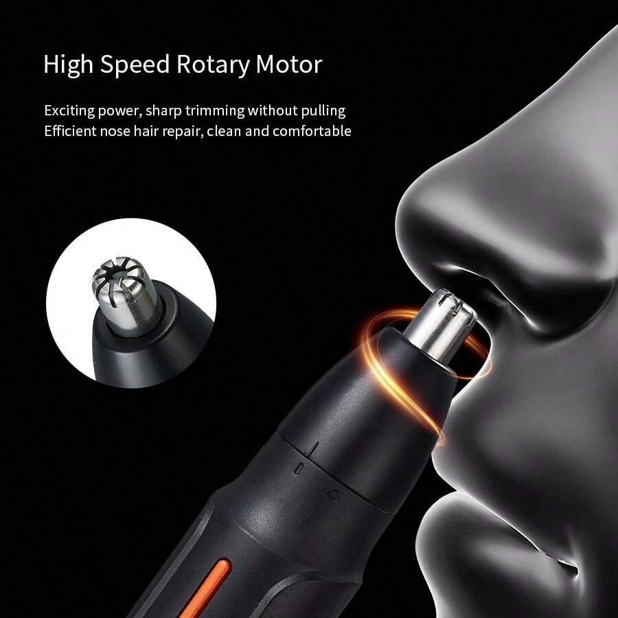 Elektrische oor- en neushaartrimmer, unisex, oplaadbaar ...
