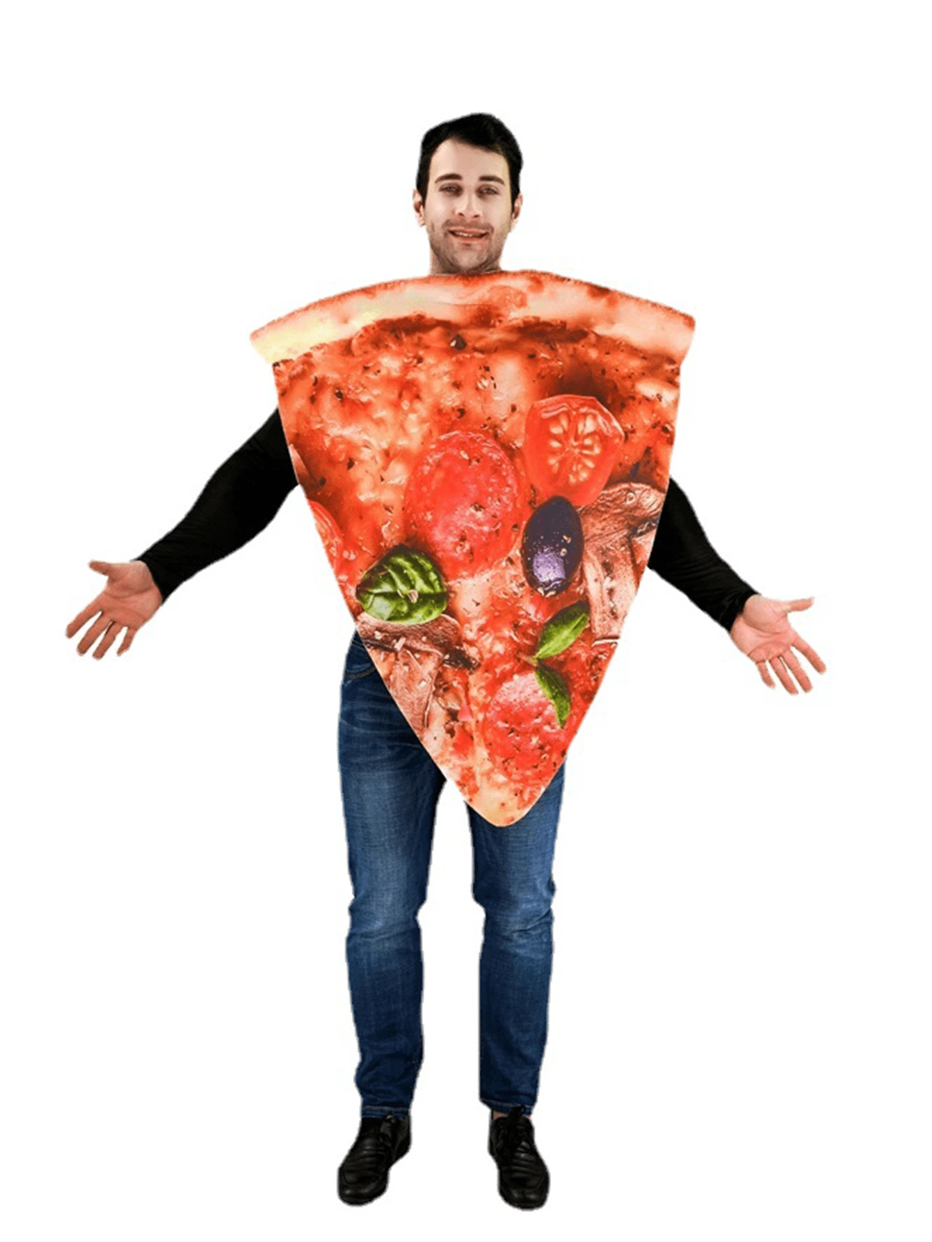 Pizza Slice Costume Cosplay, Carnival Funny Outfit, Stage Performance ...