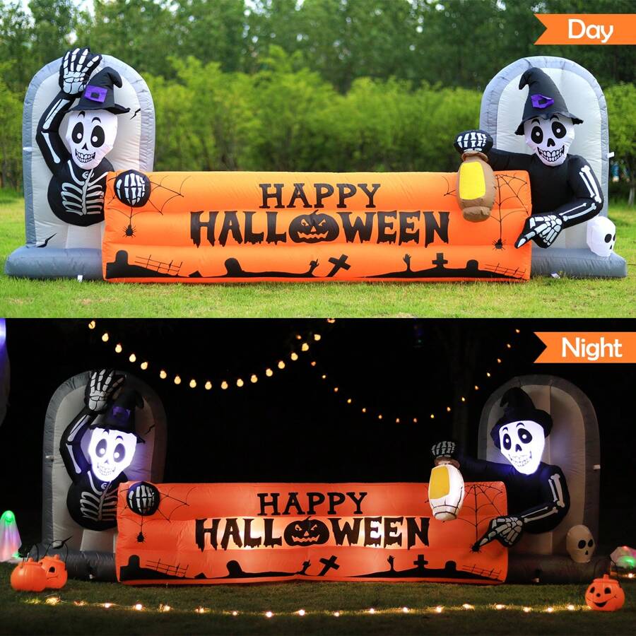 DomKom DeeKom 10' Halloween Inflatable Decorations, Giant Blow Up ...