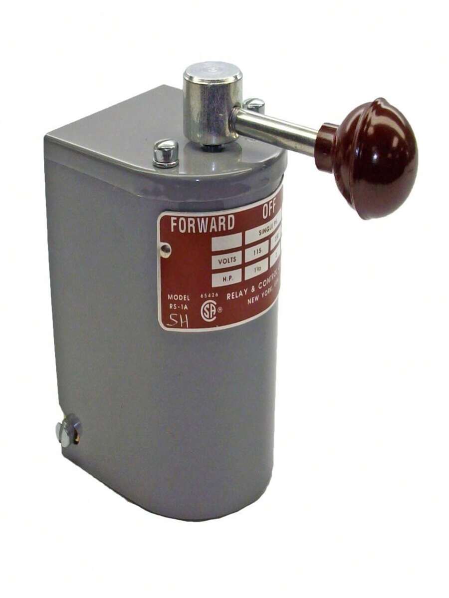 Relay & Control RS-1A-MS Single Phase Only Momentary Reversing Drum Control With Steel Handle ...