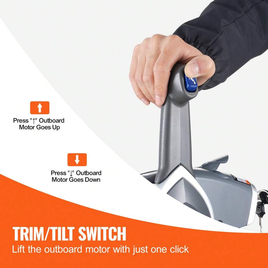 VEVOR VEVOR Boat Throttle Control 5006180 Side-Mounted Outboard Remote ...