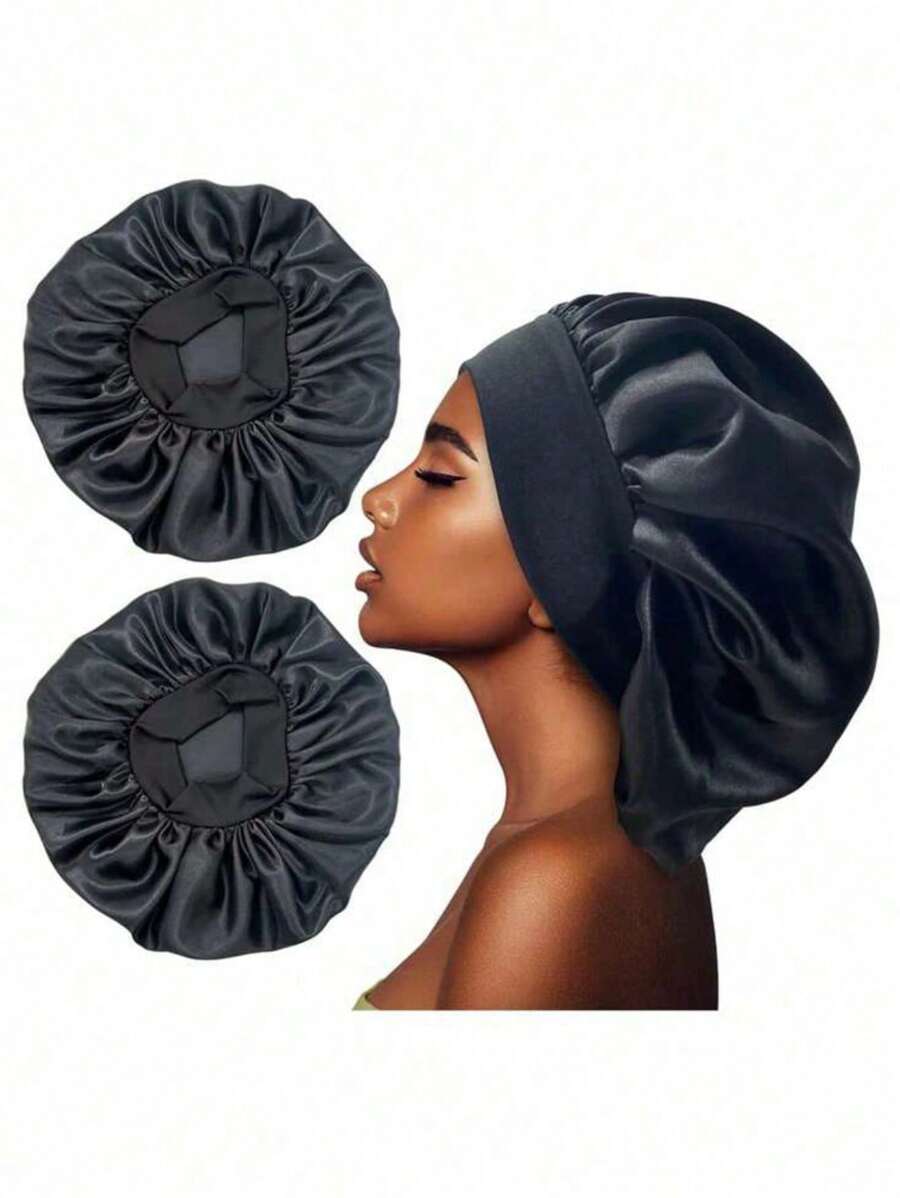 Satin Bonnet Silk Bonnet Hair Bonnet Jumbo Size For Sleeping Satin ...