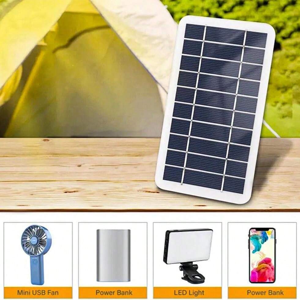 5V 2W 400mA Outdoor USB Solar Panel Charger For Mobile Phones ...