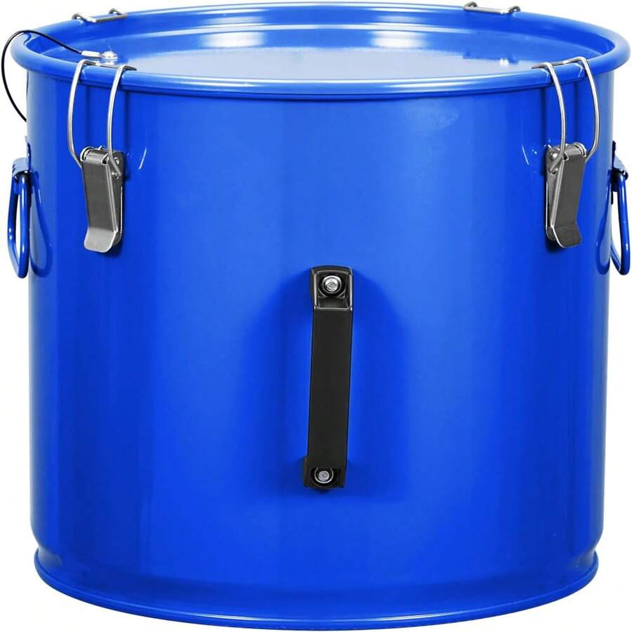 Fryer Grease Bucket 8 Gal, Oil Disposal Caddy, Steel Fryer Oil ...