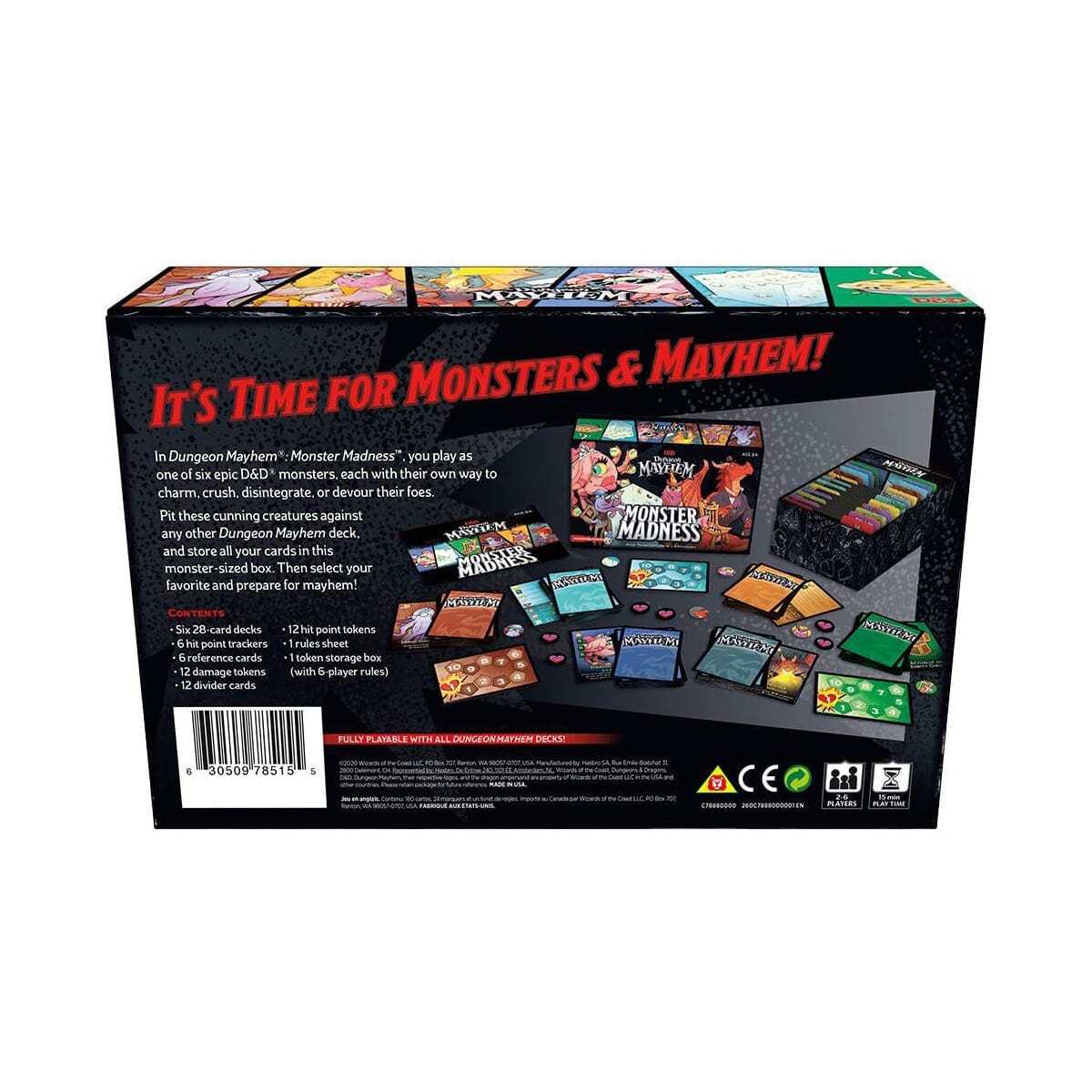 Dungeon Mayhem Dungeons Dragons Card Game For 2-4 Players, Board Game ...