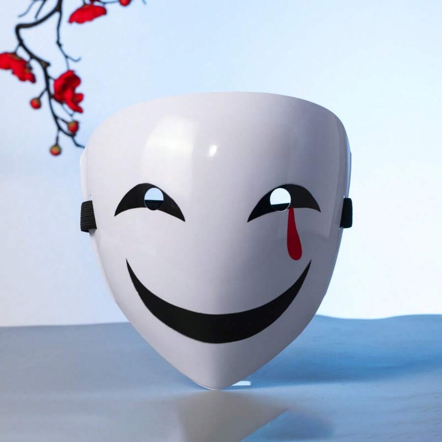 1pc Leech Masquerade Mask With Scary Smile, Full Face Clown Horror ...