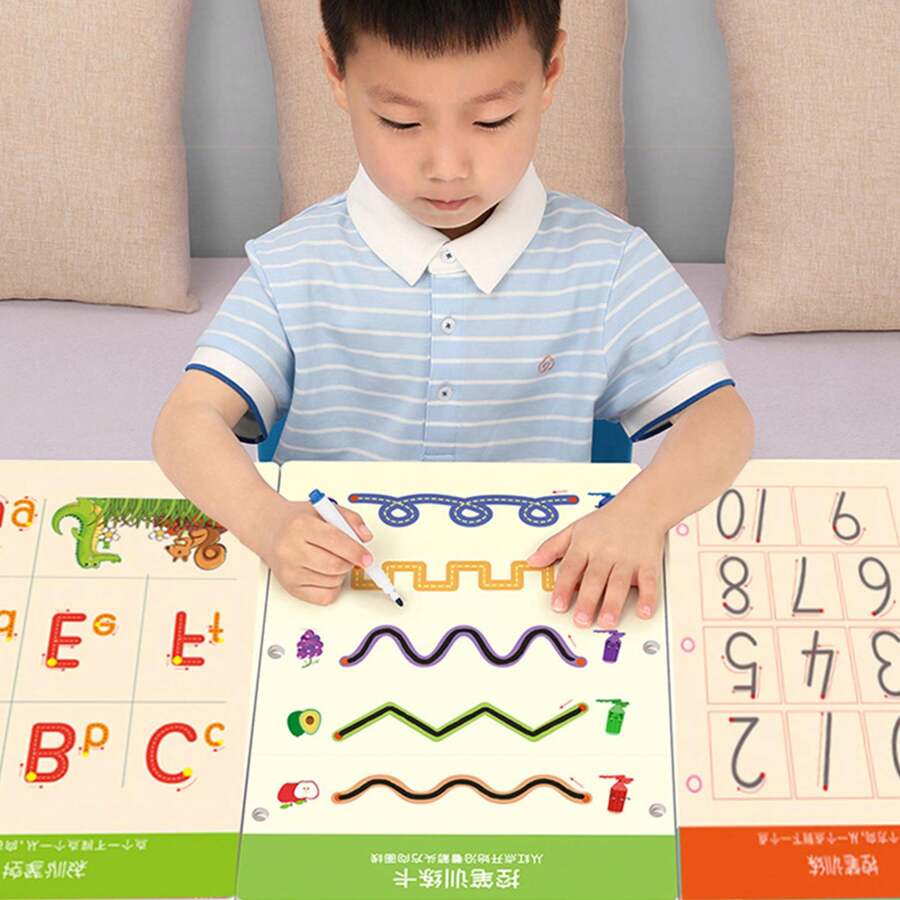 Montessori Pen Control Training Kindergarten Beginner's Practice ...