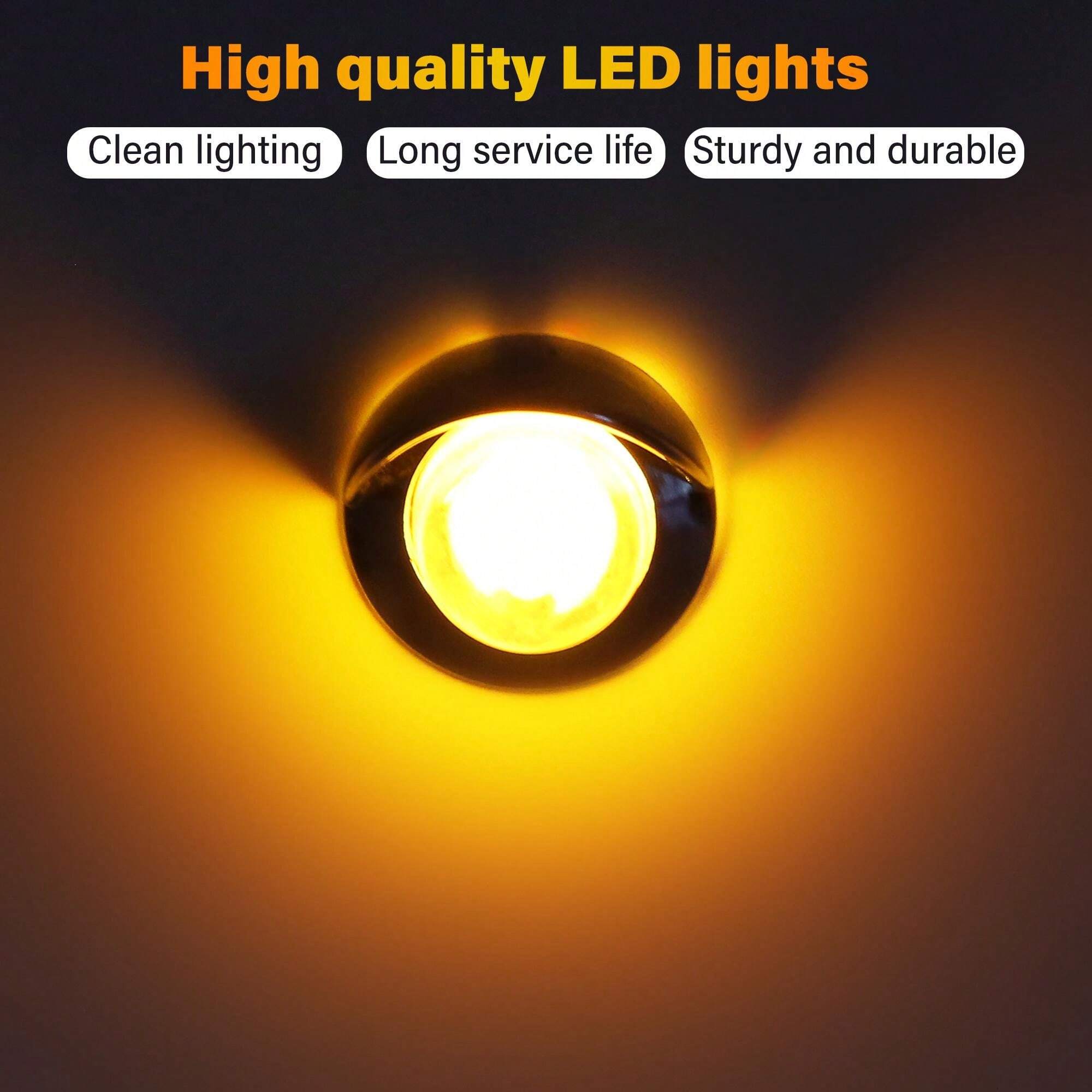 10PCS Side Marker Clearence Car Lights Front Rear Indicators Light For ...