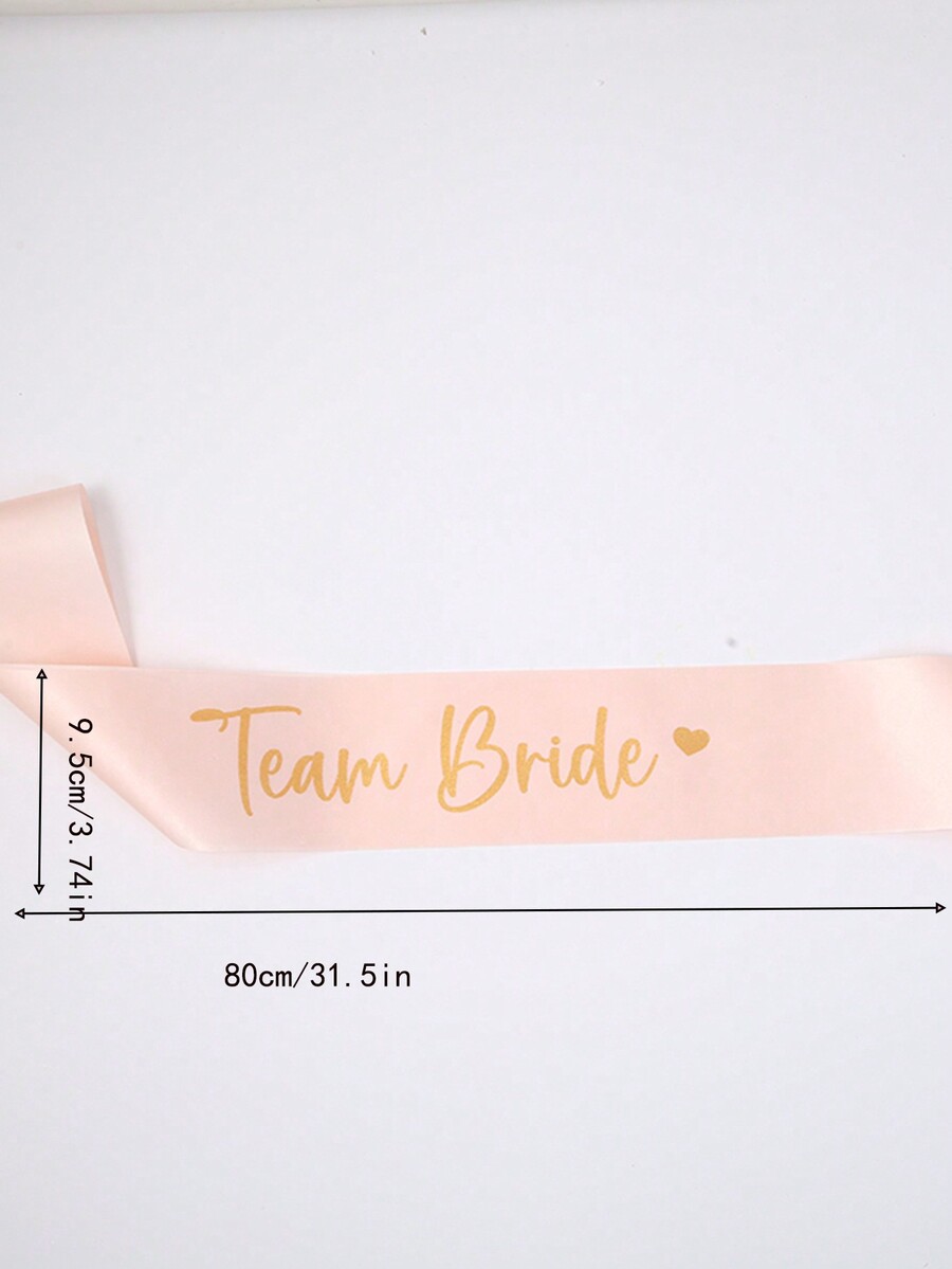 Team Bridesmaid Sash, 6 Team Bridesmaid Sashes + 1 Bride To Be Sash ...