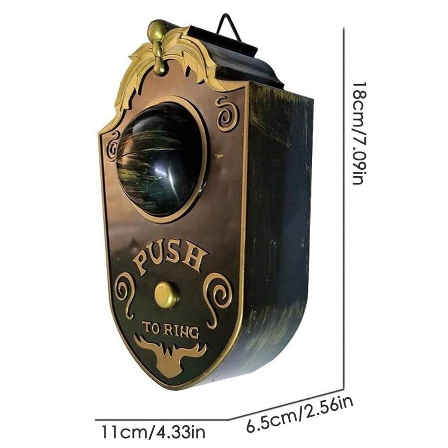 Halloween One Eyed Doorbell Haunted Decoration Horror Props Glowing ...