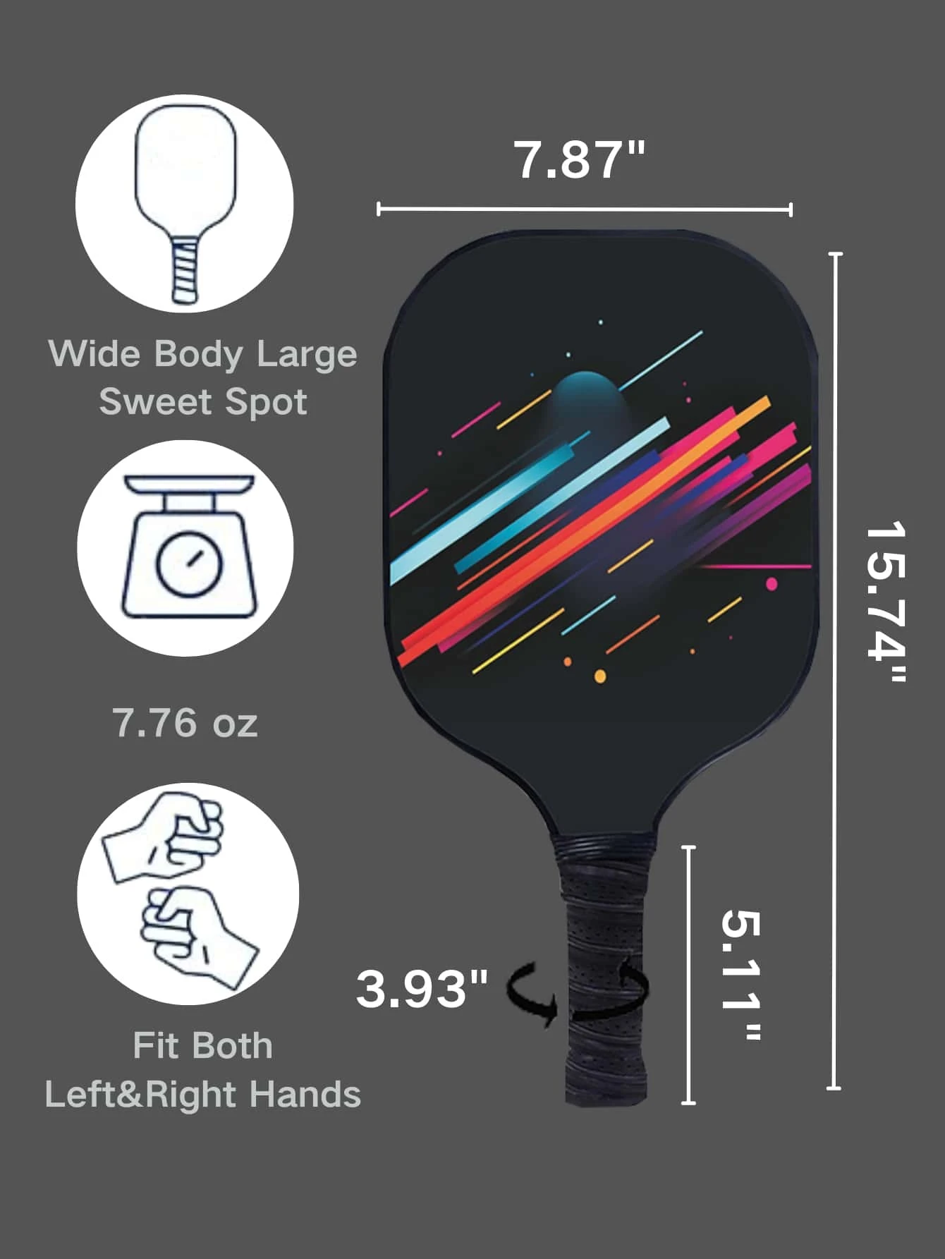 13mm Thick Ping Pong Paddle Set, Mixed Carbon Fiber & PP Honeycomb Core ...