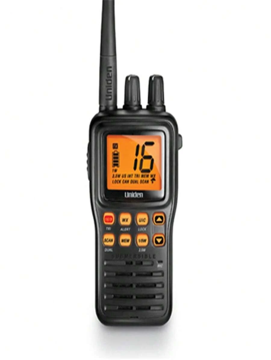 Unbeatablesale Uniden MHS75 Two-Way VHF Submersible Handheld Marine ...