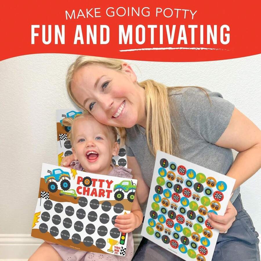 Truck Potty Training Chart For Toddlers Boys - Potty Chart For Boys ...