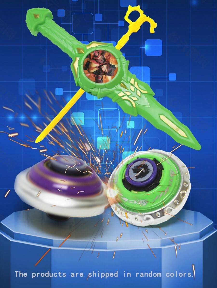 Spinner Top Beyblades Metal Burst Sparking Gyro Toys Plástico Crianças ...
