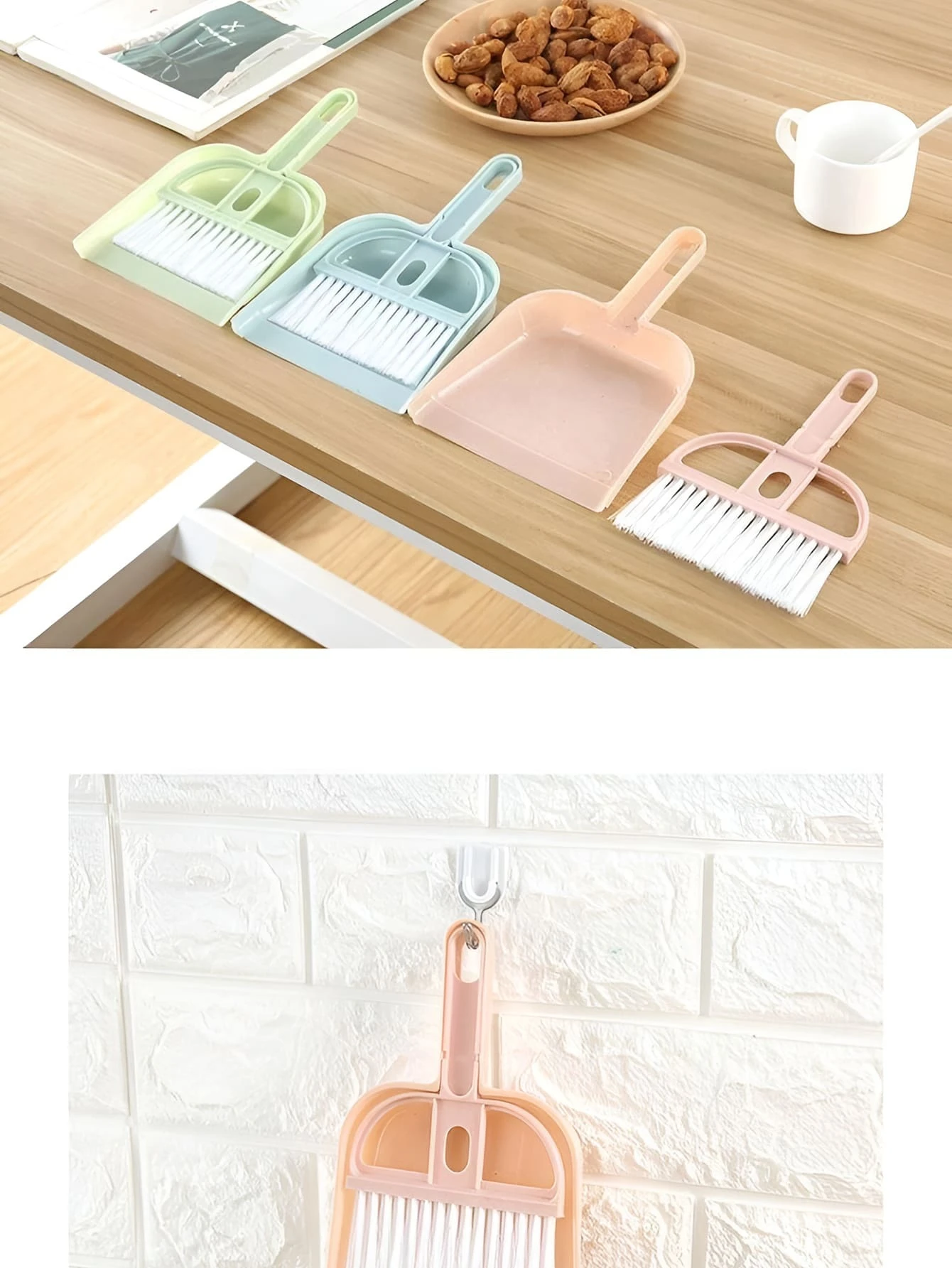 Mini Hand Broom And Dustpan Set Small Dust Pans With Brush Set Cleaning ...