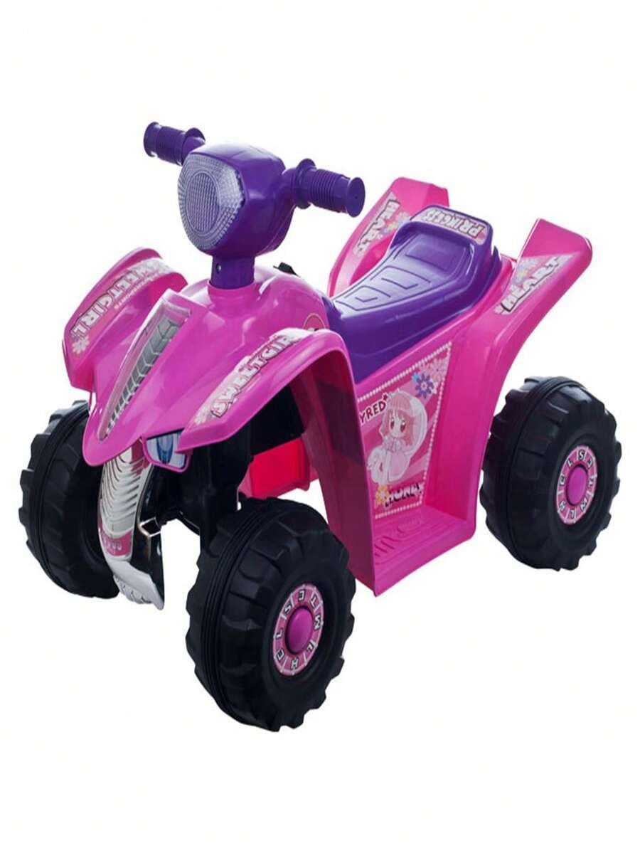 Lil RiderT 80-A6303 Lil RiderT Pink Princess Mini Quad Ride-On Car Four ...