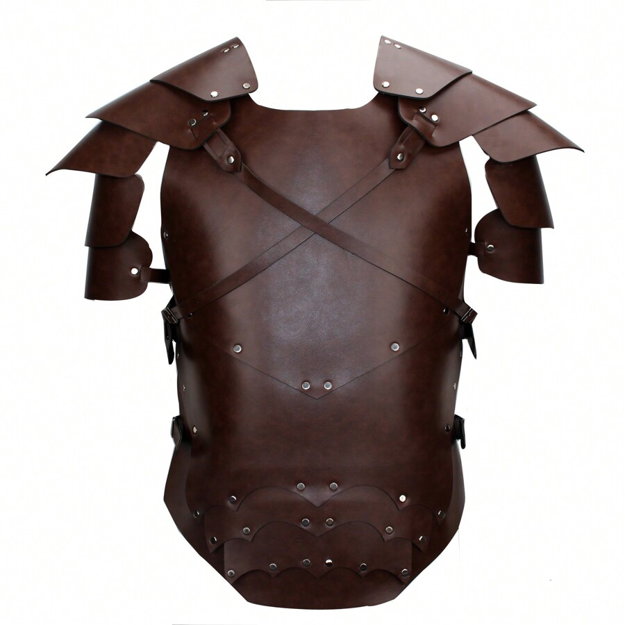 Cosplay Deluxe Medieval Chest Armor Viking Warrior Adjustable Leather ...