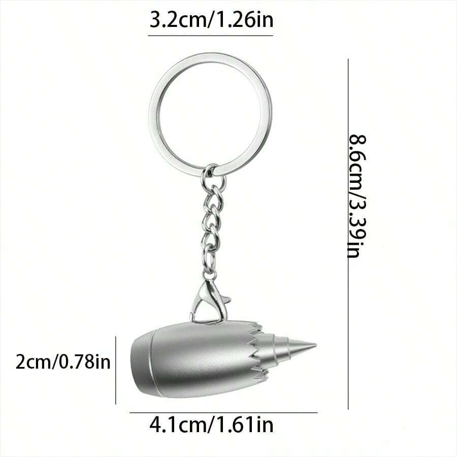 Creative Airplane Engine Keychain Metal Small Gift Plane Engine ...