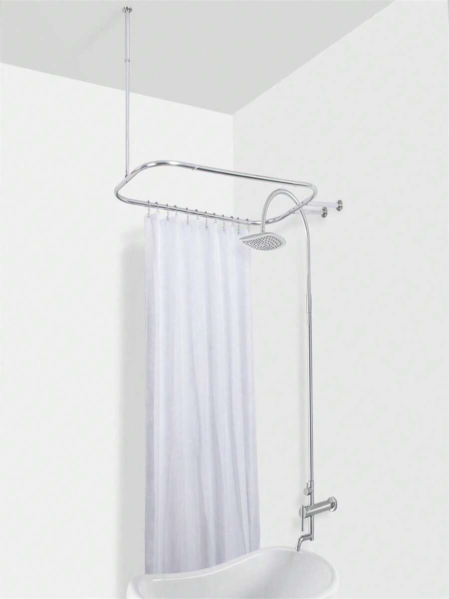 Unbeatablesale Utopia Alley HP2SS 26 X 54 In. Aluminum Hoop Shower Rod ...