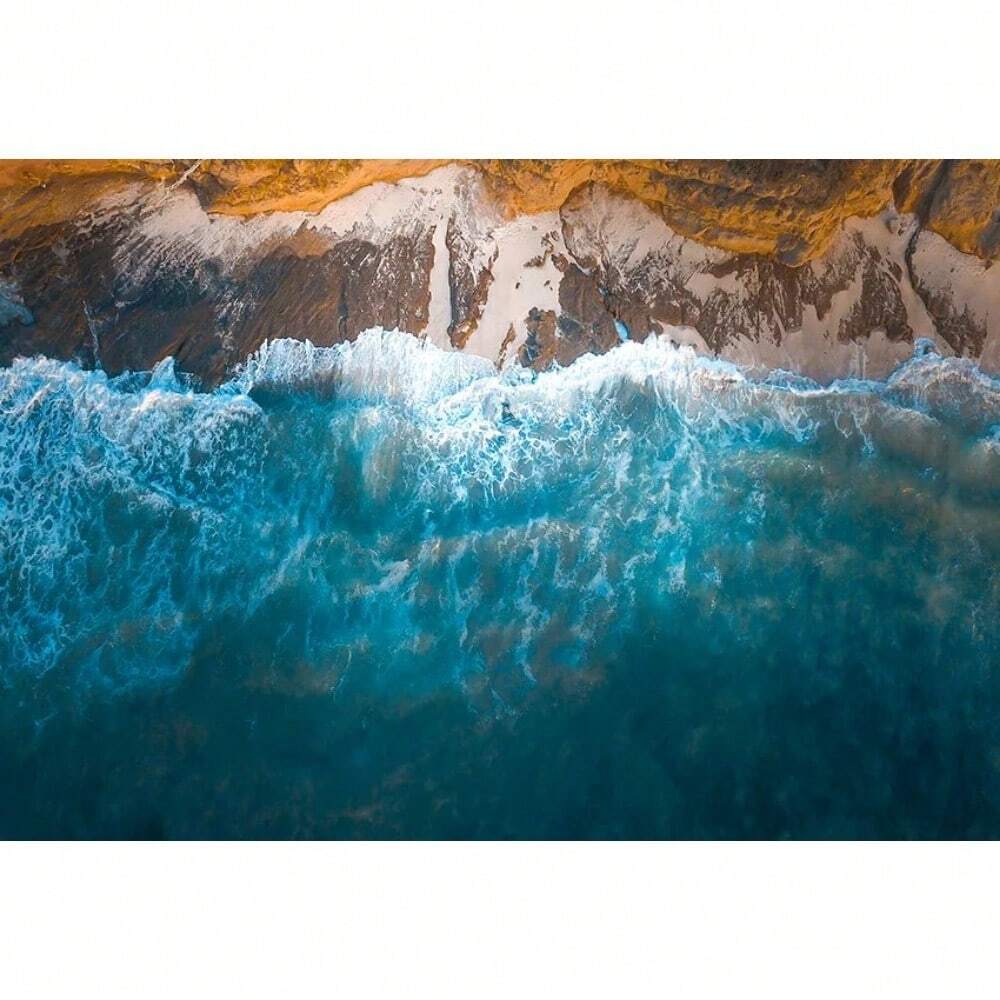 Ocean Backdrop For Summer Photography, Sea Surface Waves For Birthday ...