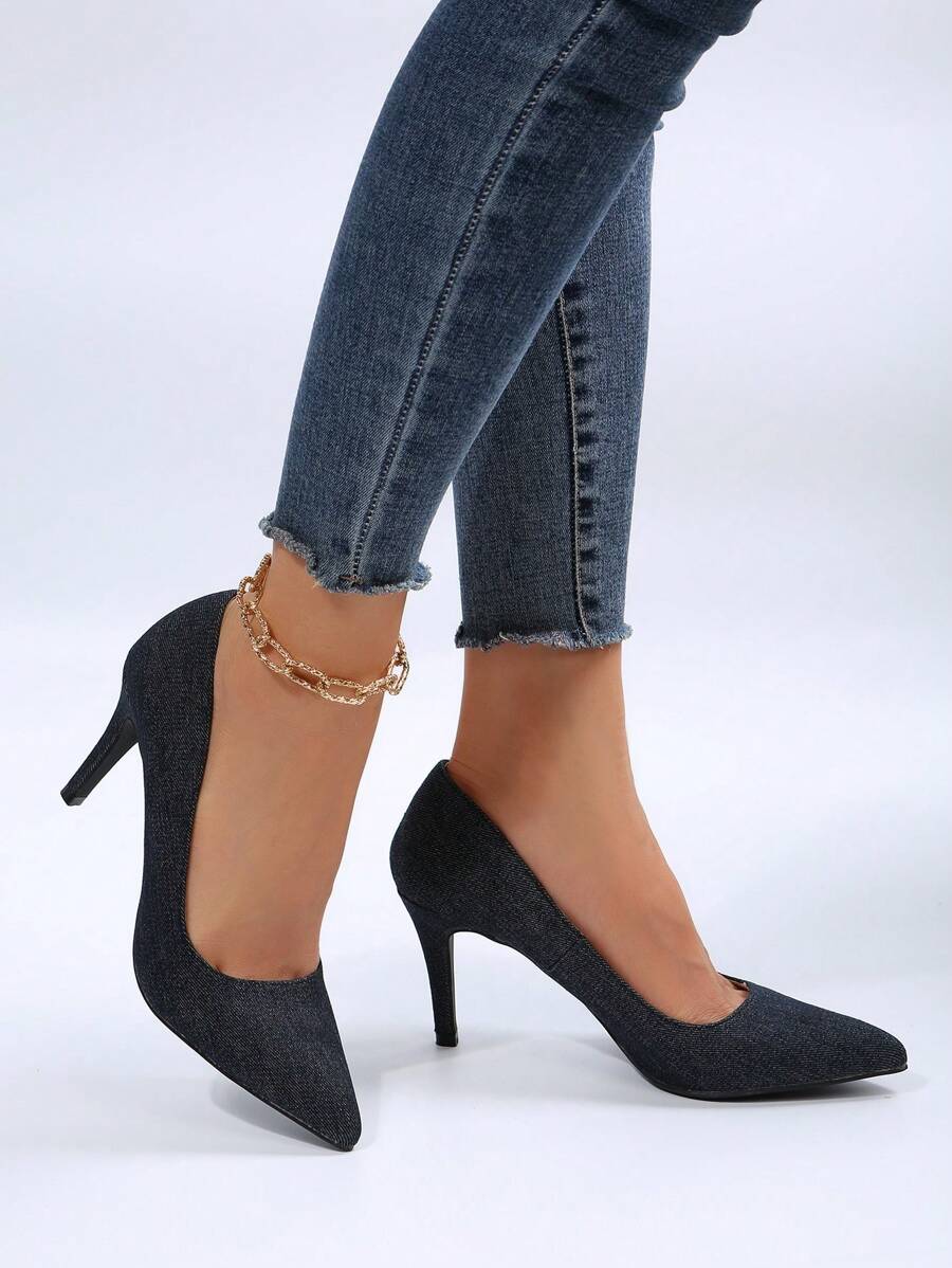 Calçados femininos de Primavera e Verão 2024, novos, versáteis ...