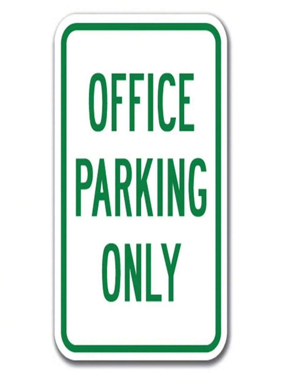 SignMission A-1218 Employee - Office Pk Only 12 X 18 In. Office Parking ...