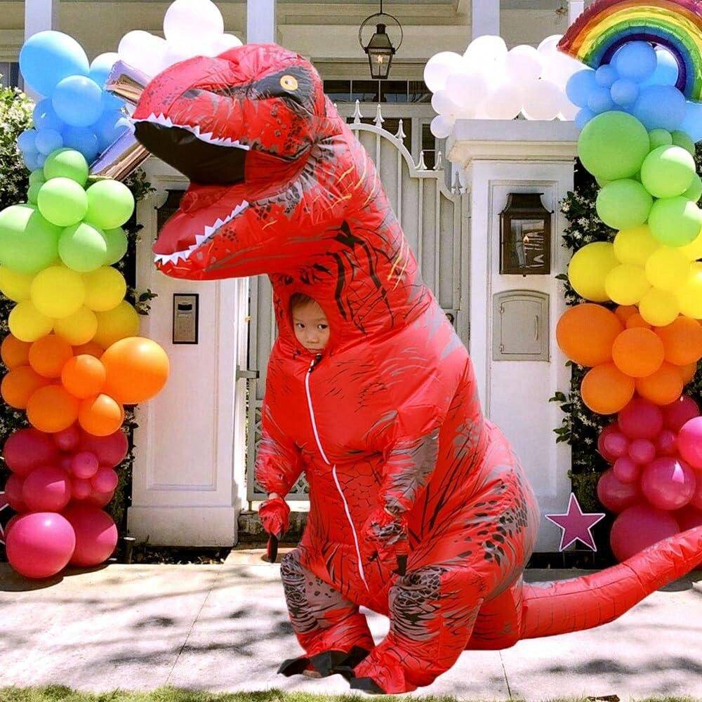 2.2M Inflatable Dinosaur Fancy Costume Adult T-Rex Blow Up Suit Full ...