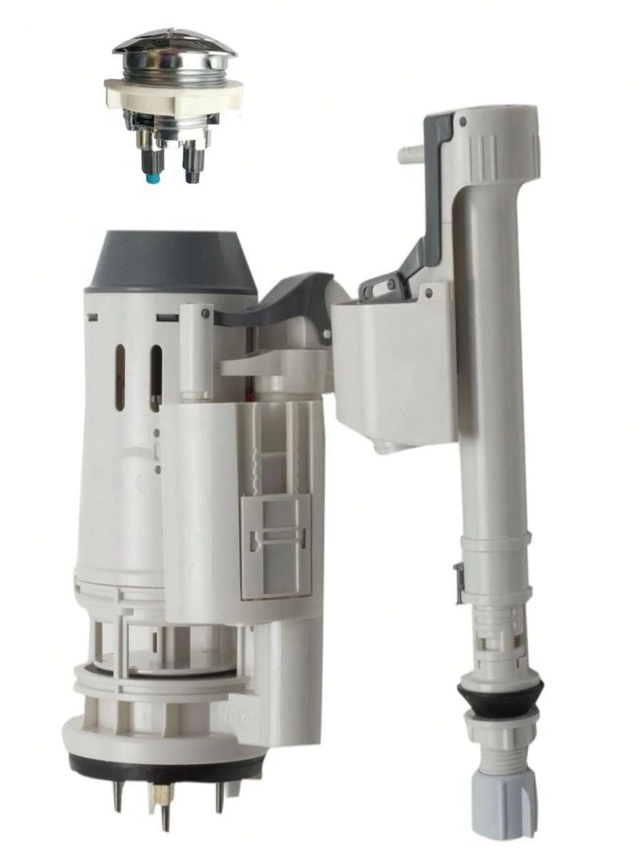 Eago R-351FLUSH Replacement Plastic Toilet Flushing Mechanism, White ...