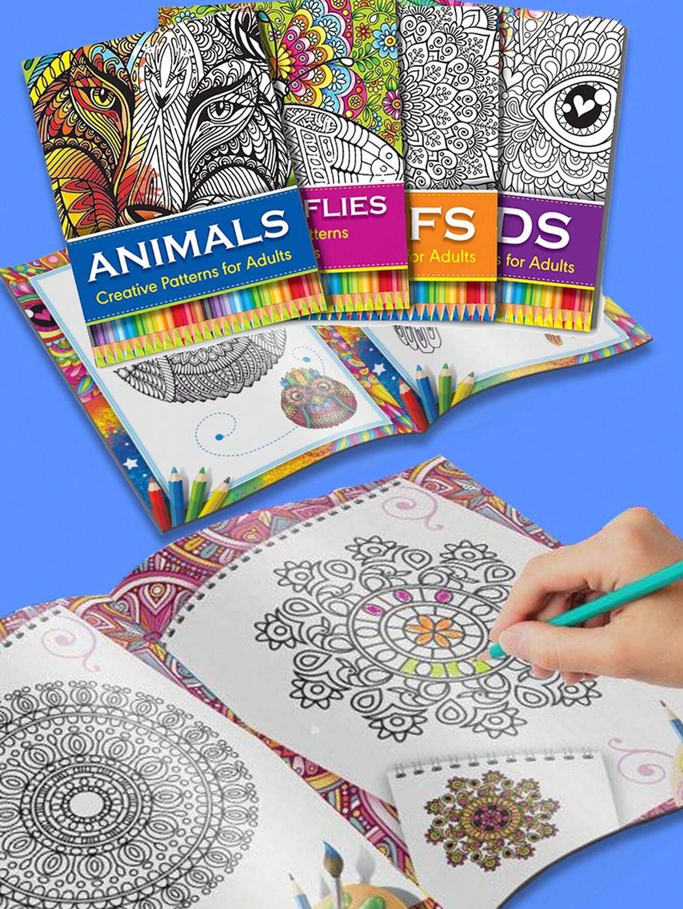 Un ensemble de cahiers d'exercices de dessin et de gribouillage pour l ...