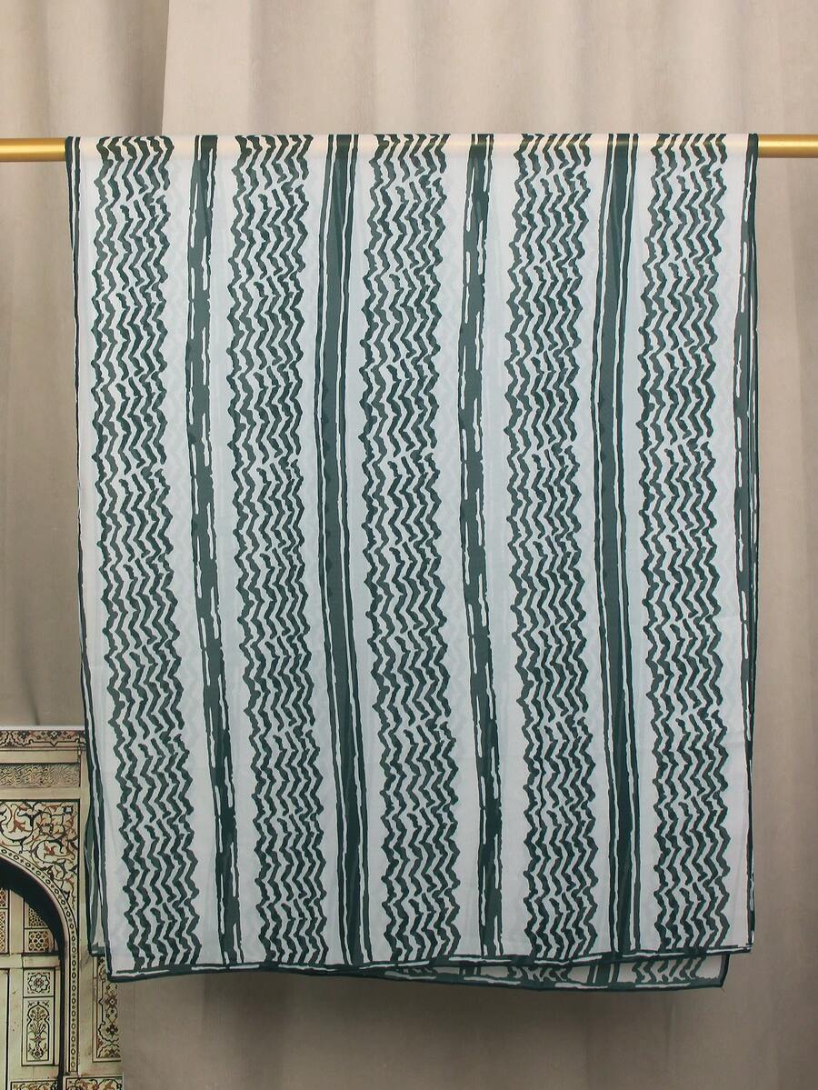 1 Chiffon Keffiyah Digital Printed Traditional Scarf, It Has A Unique ...