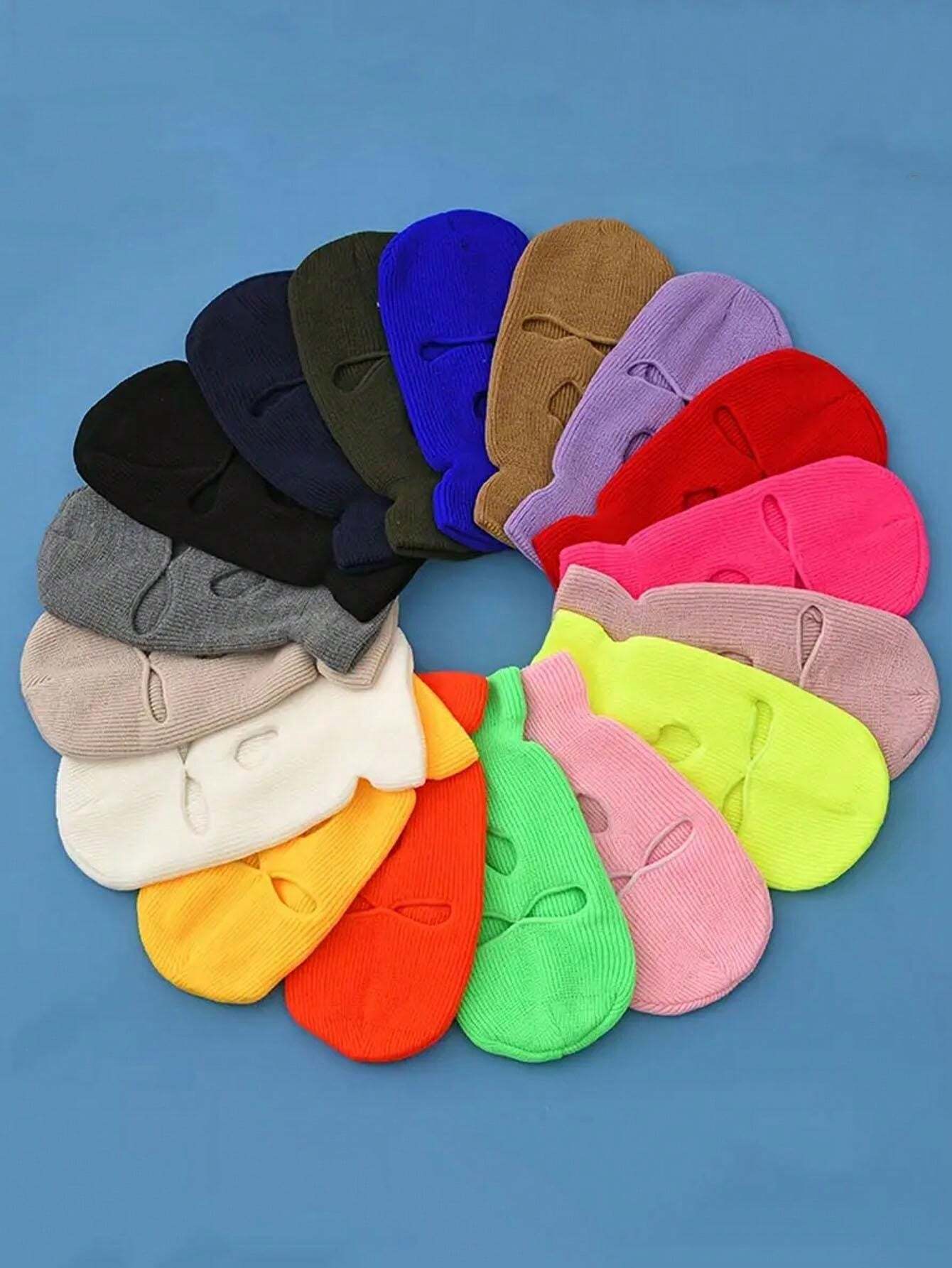 Winter Warm Knit Ski Mask - Cold Proof Full Face Cover For Riding And ...