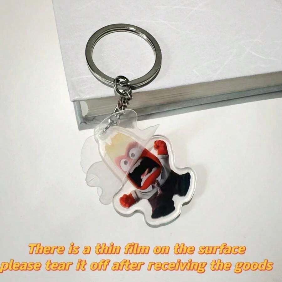 1pc [Officially Licensed] Brain Agent Team Keychain Acrylic Pendant ...