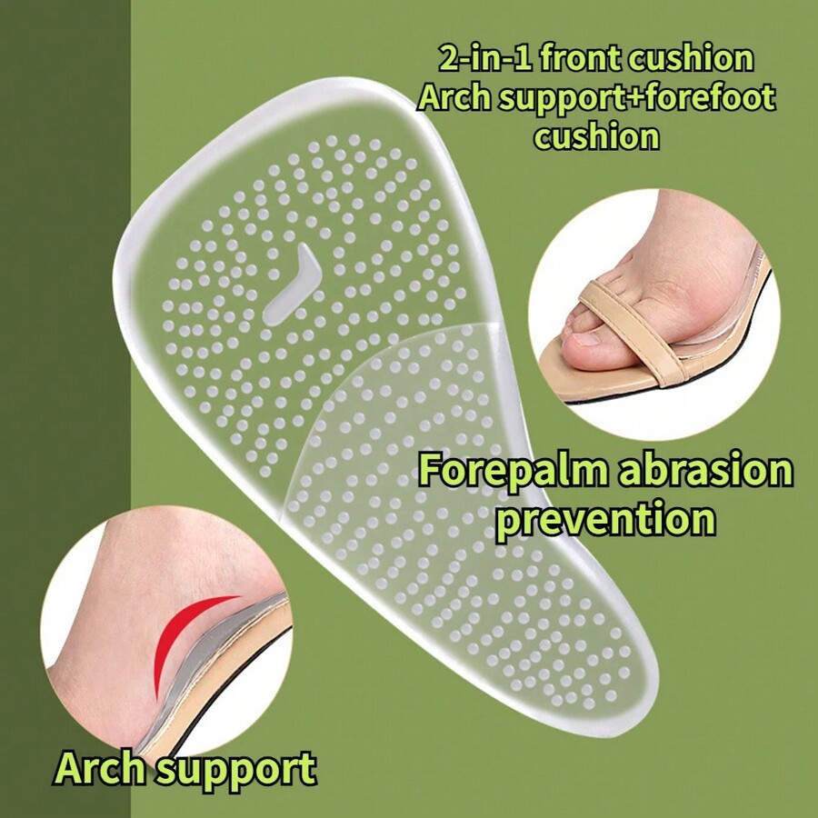 Arch Support Insoles For Flat Feet, High Arch Cushioned Metatarsal Pads ...