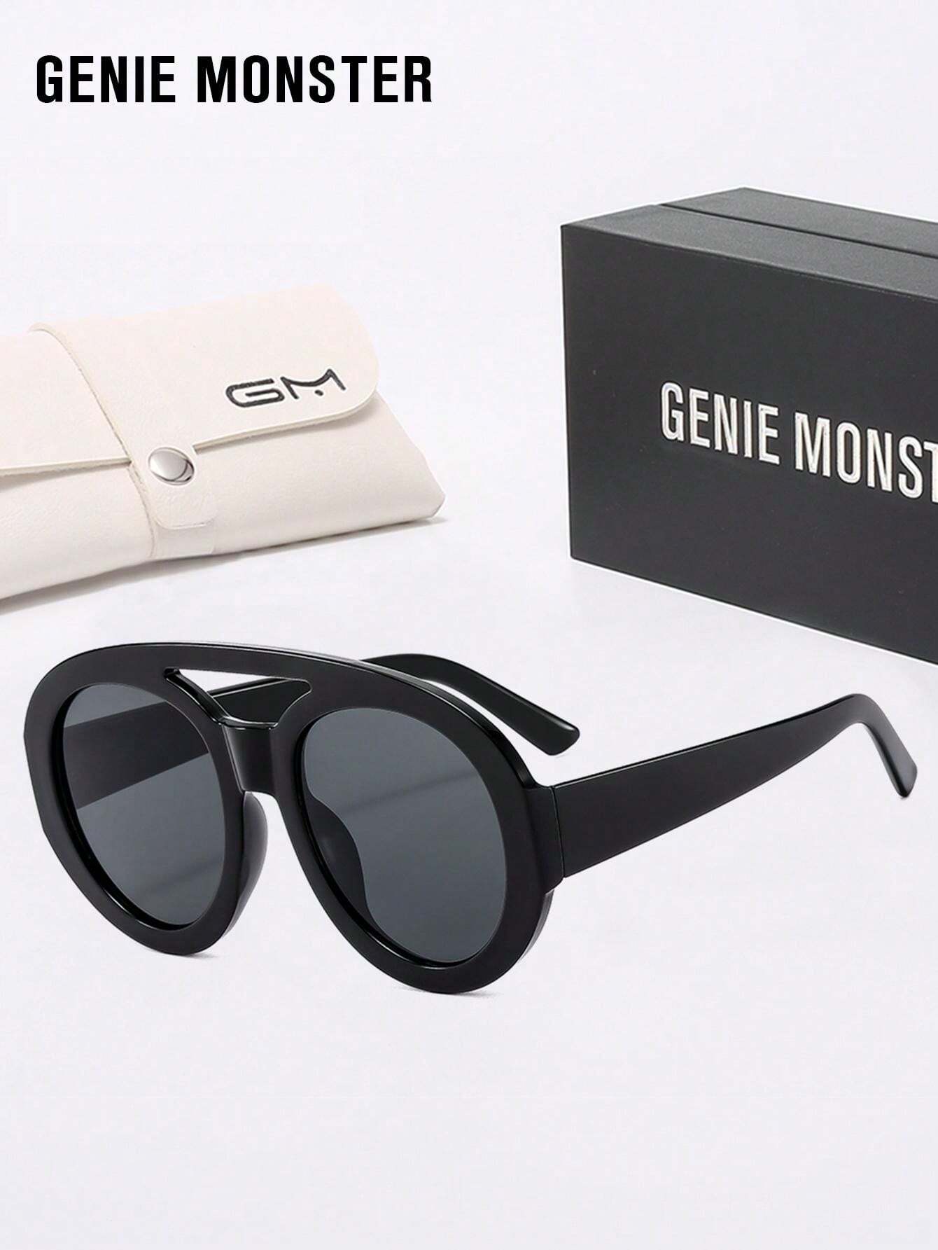 GENIE MONSTER 89159 Nouvelles grandes lunettes de soleil mode à double ...