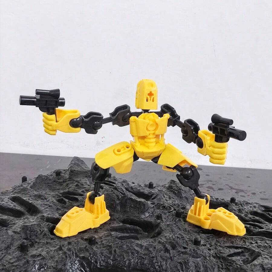 Dummy 13-Jointed Posable Robot Figure 3D Printing Assemble Model DIY ...