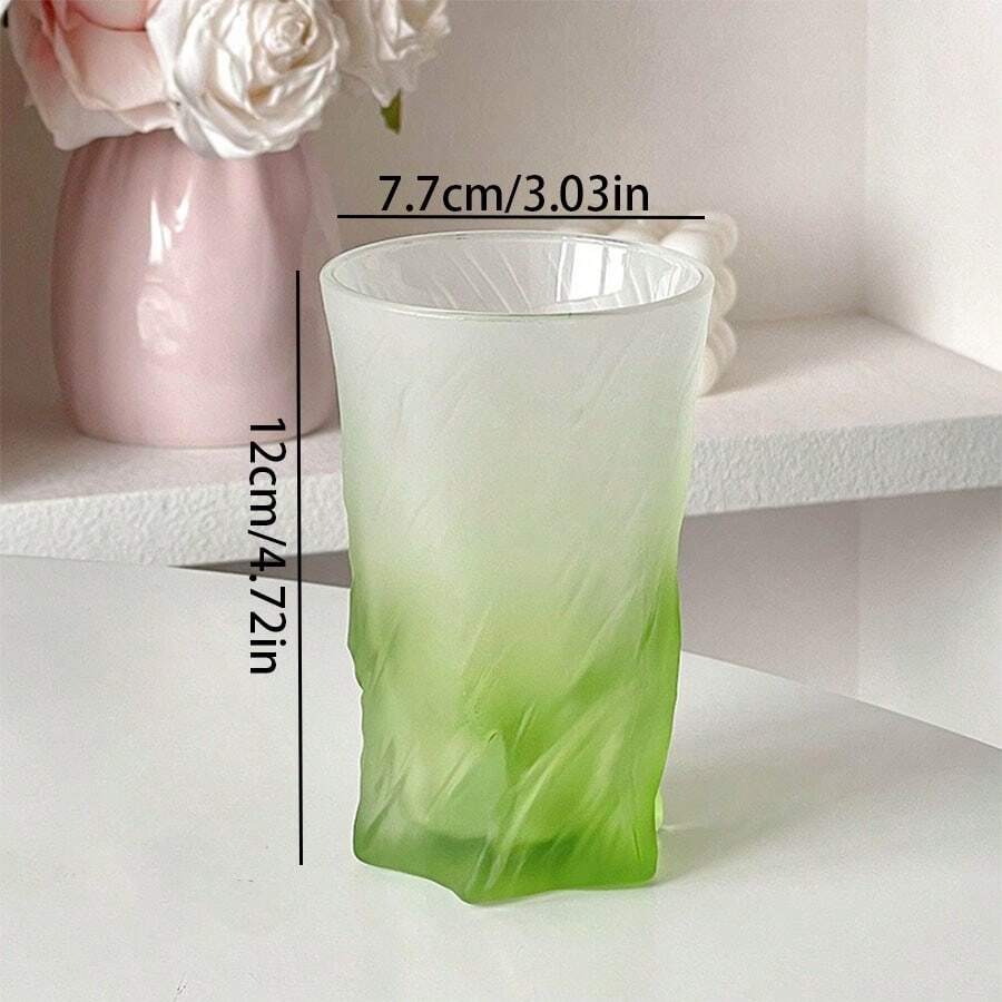 2024 New Pink Glass Cup, High-End Creative Irregular Shape Drinking ...
