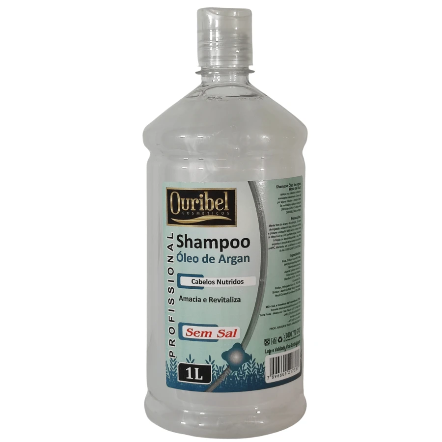 Shampoo Sem Sal Profissional Ouribel de Argan 1 Litro | SHEIN Brasil
