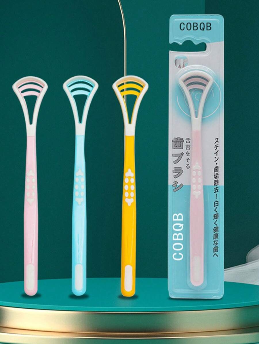 Multi Functional Silicone Tongue Scraper With Dual Effects For Cleaning ...