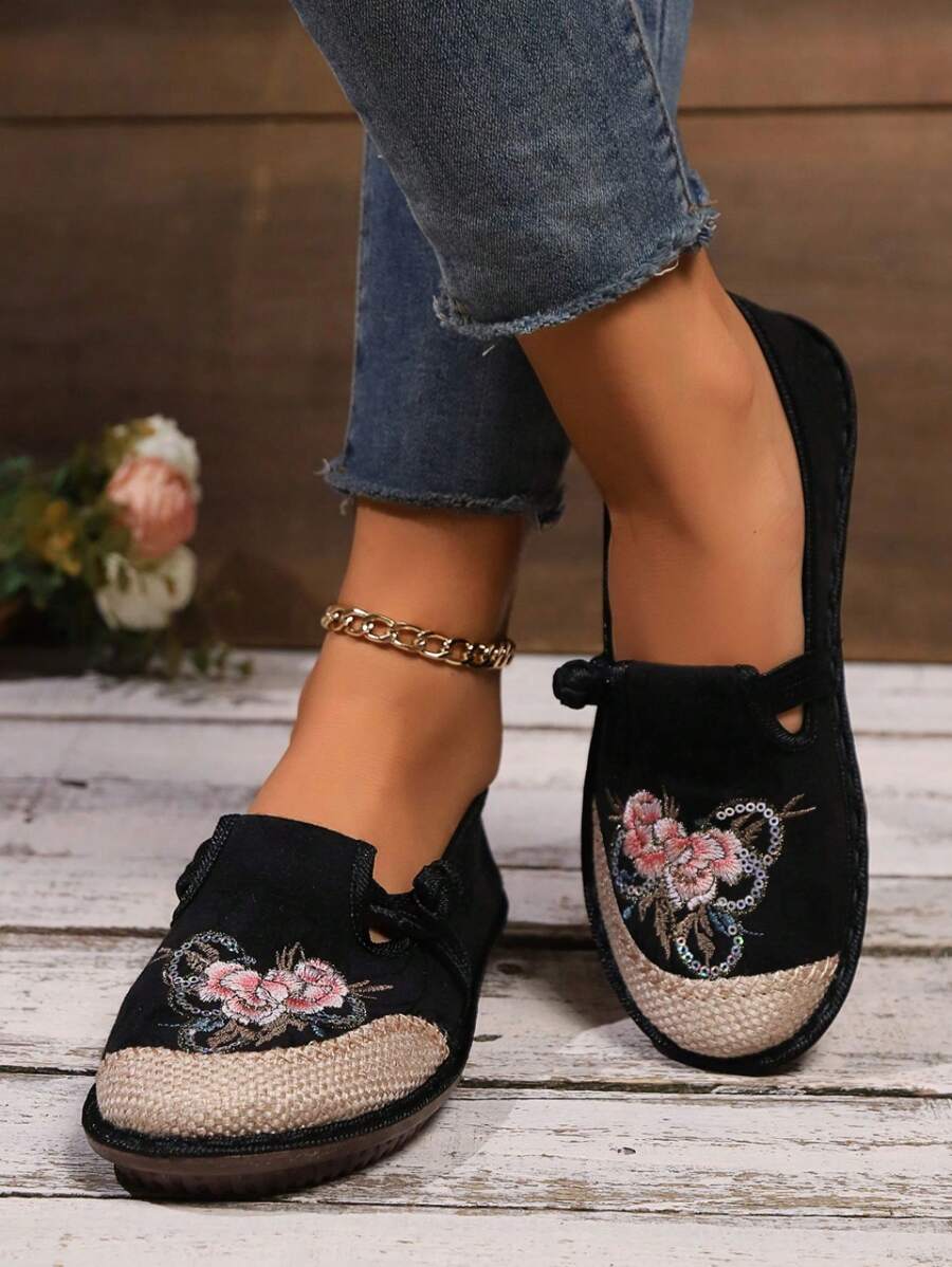 Zapatillas deportivas de malla transpirable para mujer, calzado plano ligero y popular para el ...