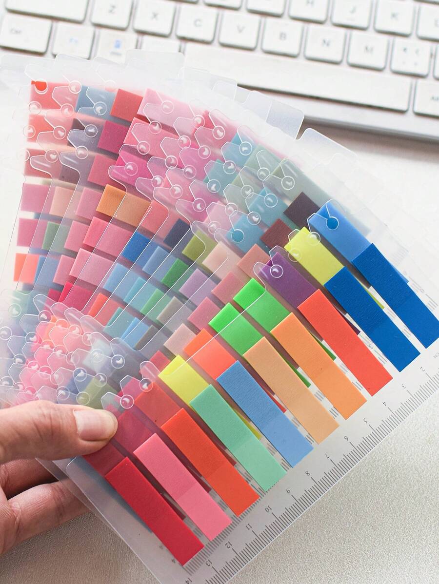 2400 notas adesivas no total de 12 cores e estilos diferentes ...