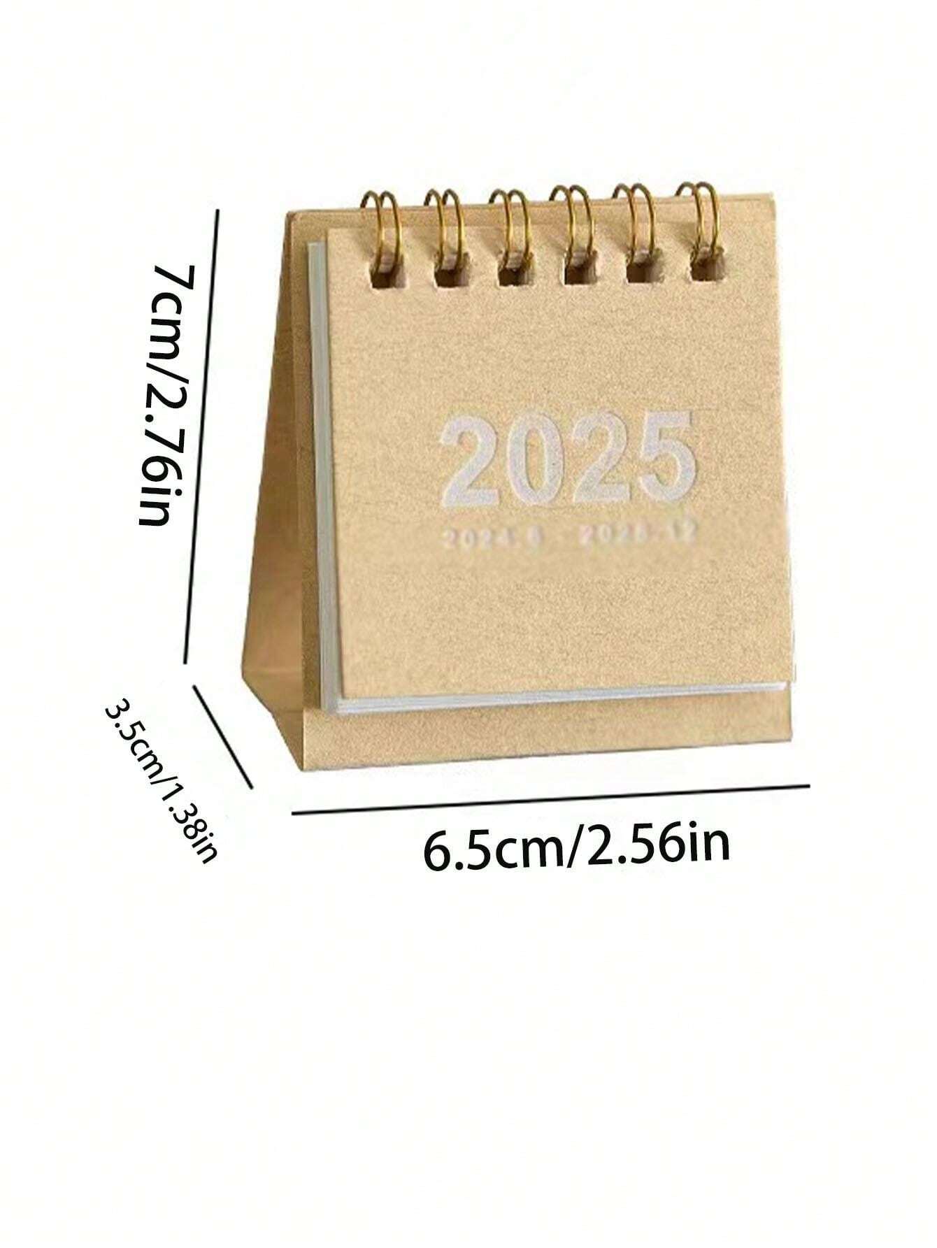 2025 Creative Simple Desktop Ins Mini Small Desk Calendar Small Fresh ...