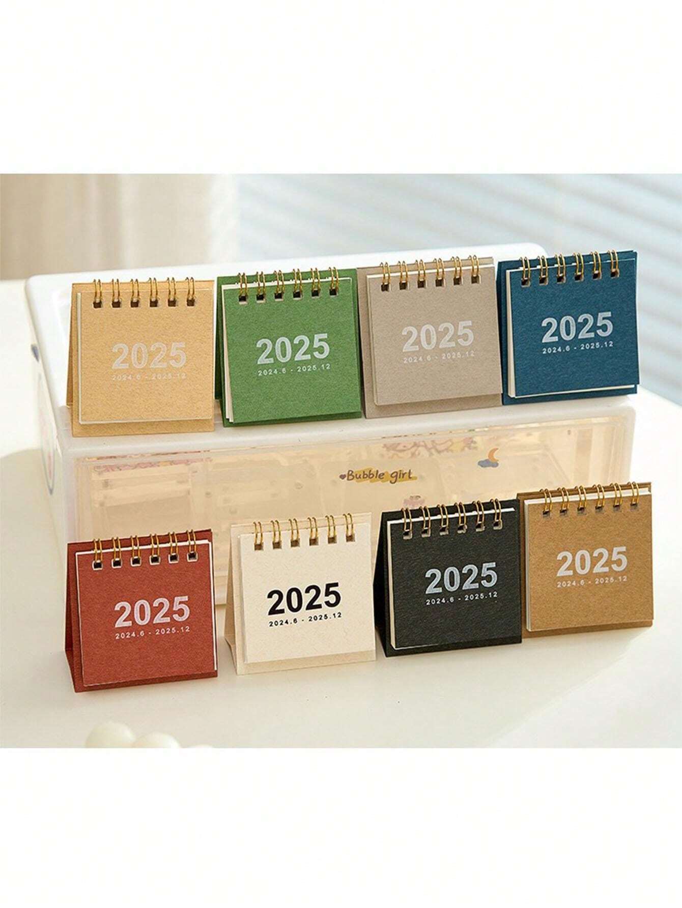 2025 Creative Simple Desktop Ins Mini Small Desk Calendar Small Fresh ...