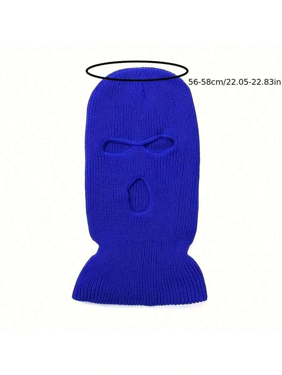 Winter Warm Knit Ski Mask - Cold Proof Full Face Cover For Riding And ...