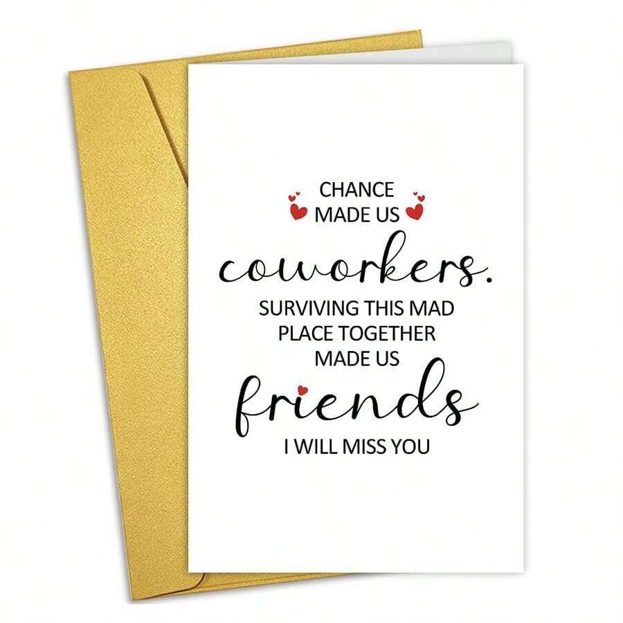 1pc Greeting Cards Humorous Going Away Card For Him Her Funny Leaving