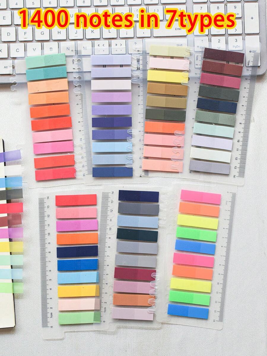 7 Types Of Sticky Note A Total Of 1400 Different Colors And Styles Of ...
