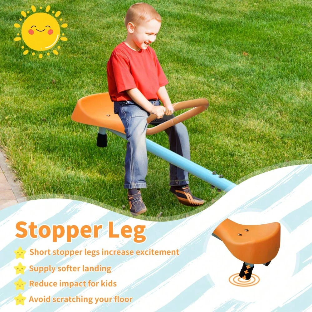 1 Pc Outdoor Kids Spinning Seesaw Sit And Spin Teeter Totter Outdoor ...