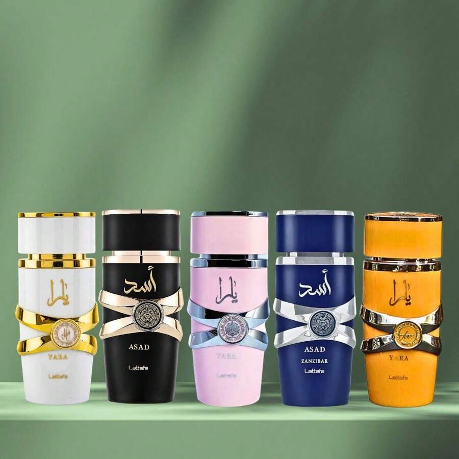 Lattafa Perfumes Yara Collection 5 Piece Set - Yara, Yara Moi, Yara ...
